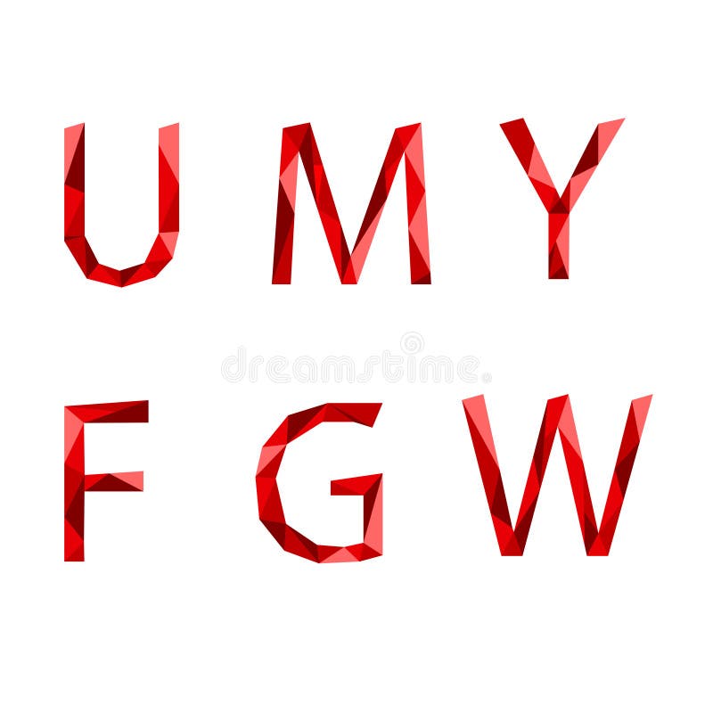 Crystal Font. Vector Alphabet with Light and Shadow Effect Letters ...