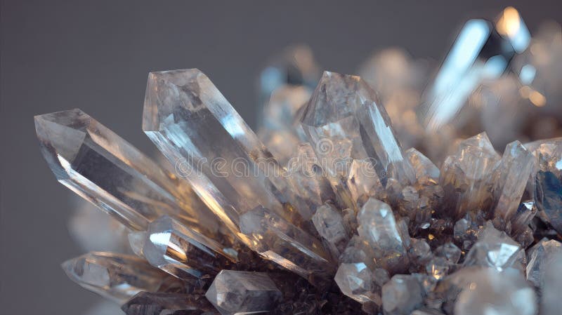 Crystal Formations Mineral Stone Natural Pattern As Decorative Objects ...