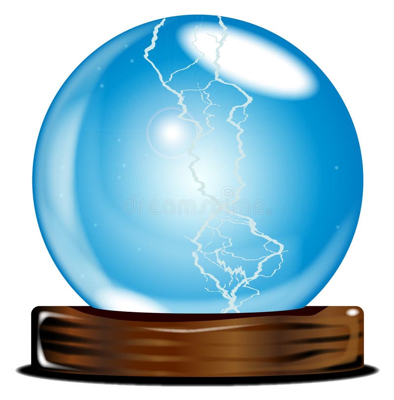 Crystal gazing stock vector. Illustration of clairvoyance - 161388828