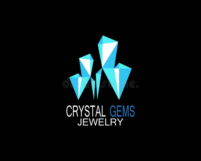 Crystal Gems Jewelry Logo Vector Stock Vector - Illustration of finance ...