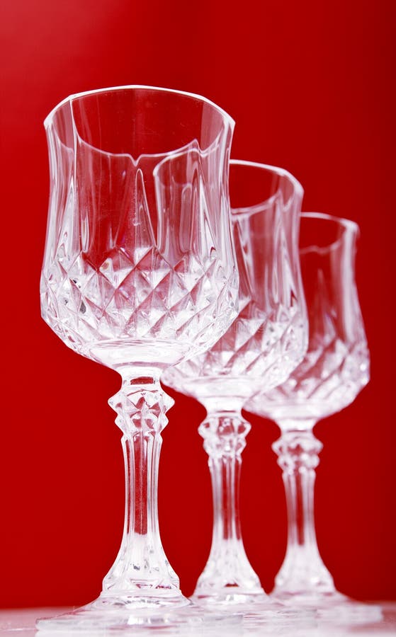 Crystal goblets stock image. Image of shines, fragility - 193139