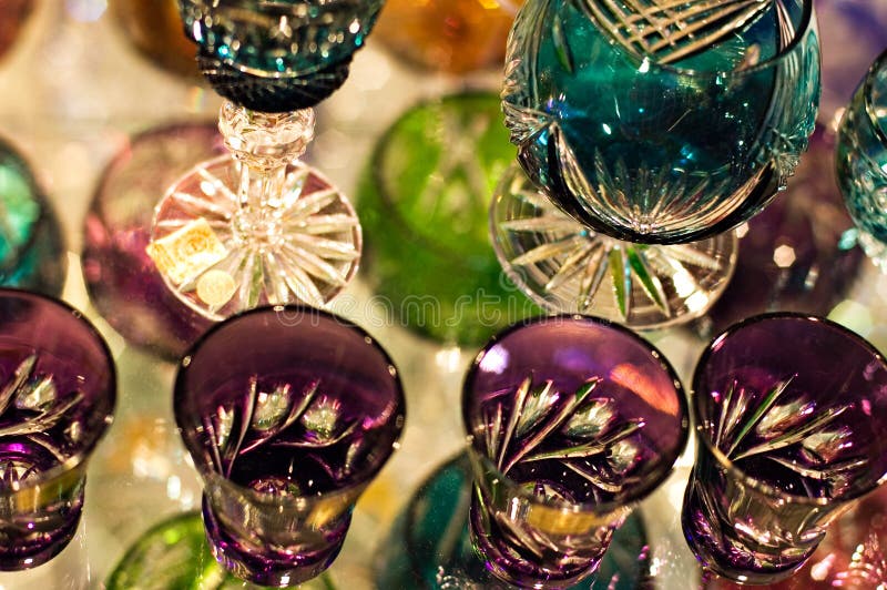 Crystal glassware stock photo. Image of crystal, color - 1242370