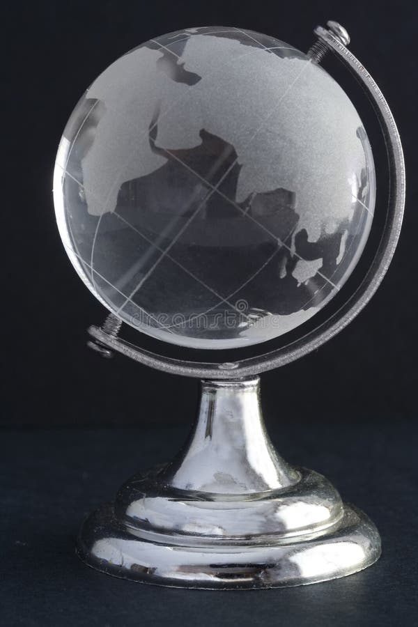 Crystal globe stock image. Image of asia, earth, travel - 4859223