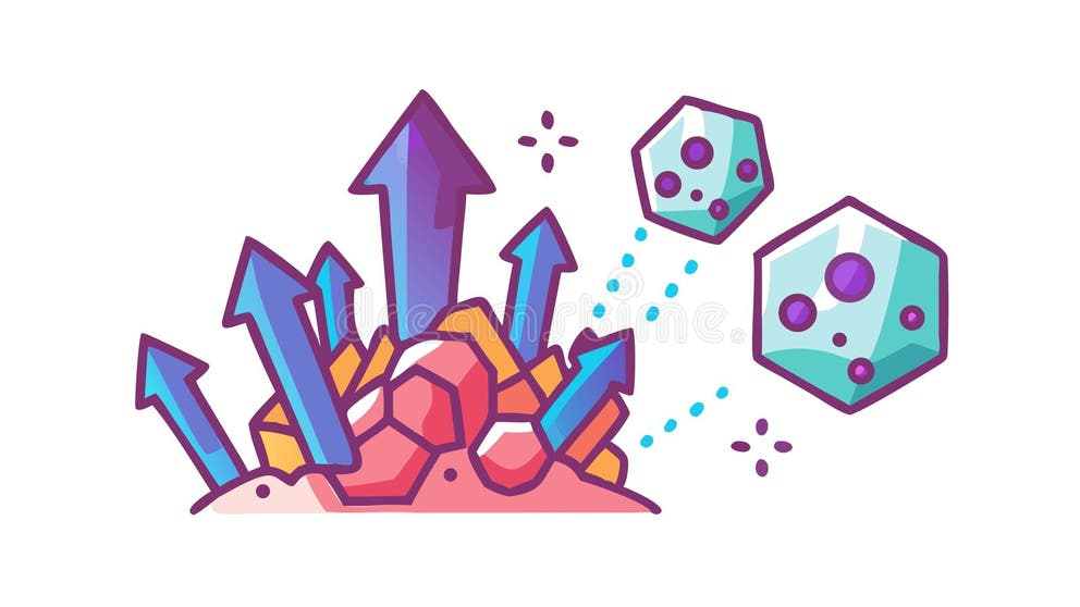 Crystal Growth Stages, Geological Development, Mineral Evolution ...