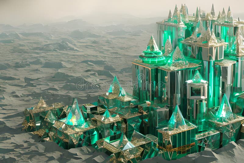 Crystal Haven: Creating a Translucent Emerald City on the Moon with ...