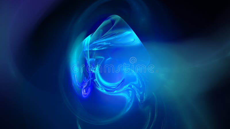 Crystal Ice Blue Abstract Background Stock Illustration - Illustration ...
