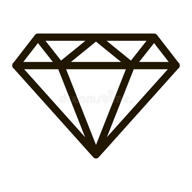 Crystal Icon in Trendy Flat Style Isolated. Eps 10. Stock Vector ...