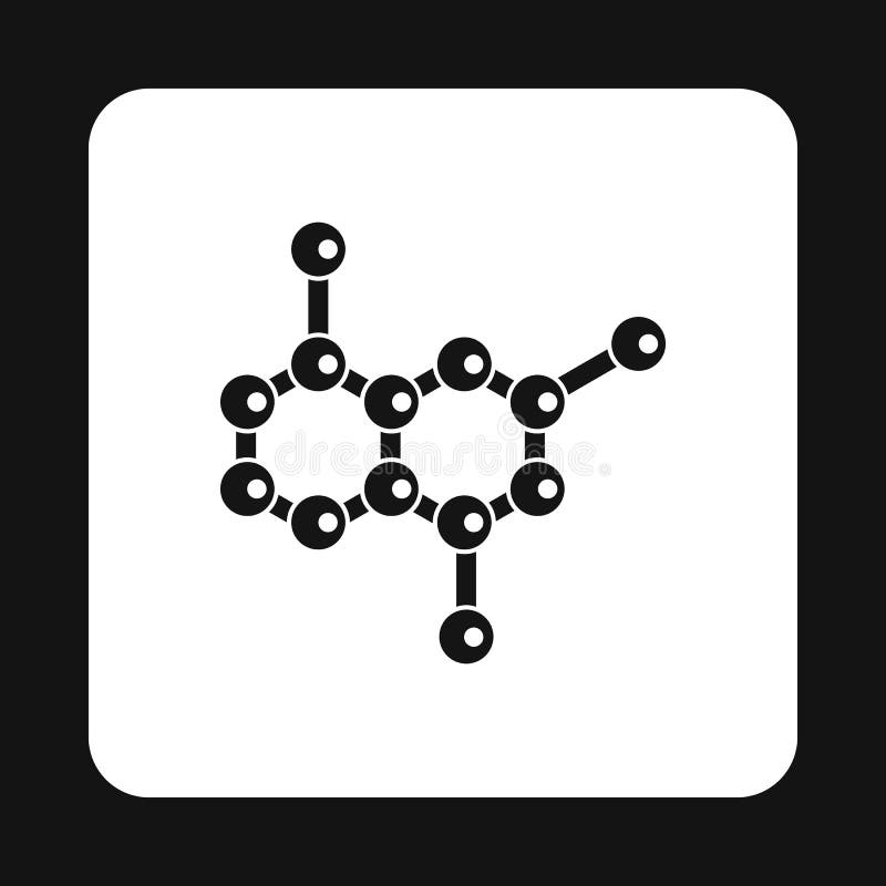 Crystal Lattice Icon, Simple Style Stock Vector - Illustration of ...