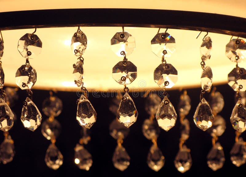 Crystal light stock image. Image of details, yellow, reflection - 7860563