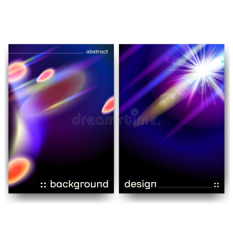 Crystal Light Effect Prism Flare Reflection Effect Creative Posters ...