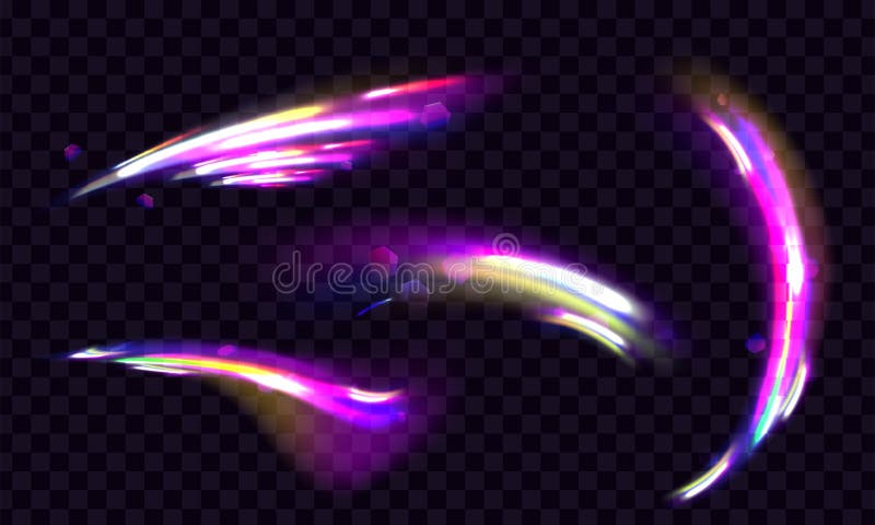Crystal Light Effect Reflections and Refractions Stock Vector ...