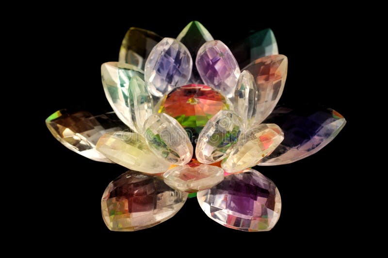 Crystal lotus flower stock image. Image of lotus, crystal - 26805281