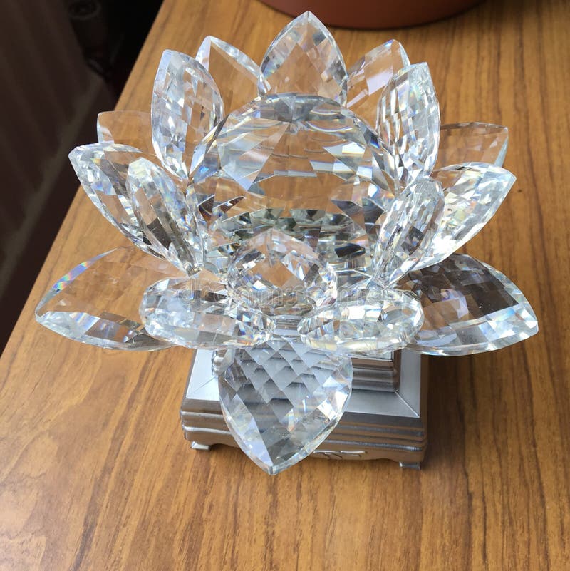Crystal lotus stock image. Image of beautiful, display - 70997579
