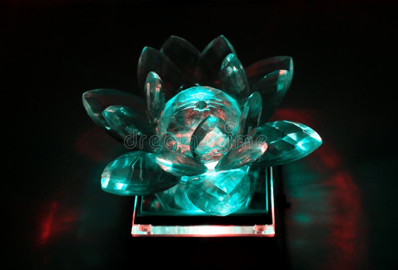 Crystal lotus flower stock photo. Image of blossom, summer - 69595644
