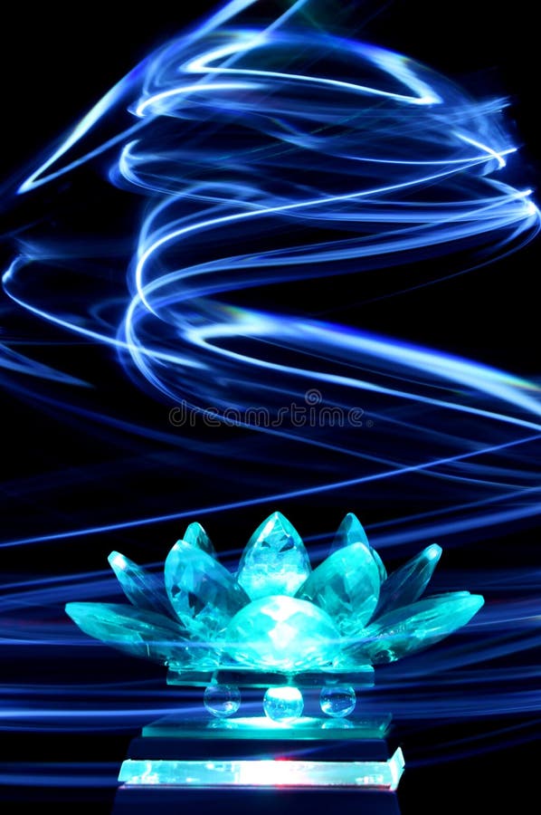 Crystal Lotus Flower Light Painting Stock Photos - Free & Royalty-Free ...