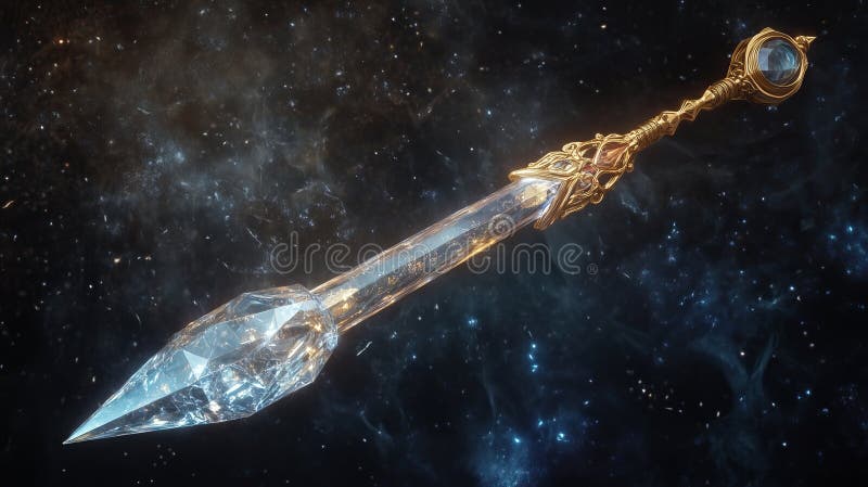 Crystal scepter stock photo. Image of person, scepter - 330572198