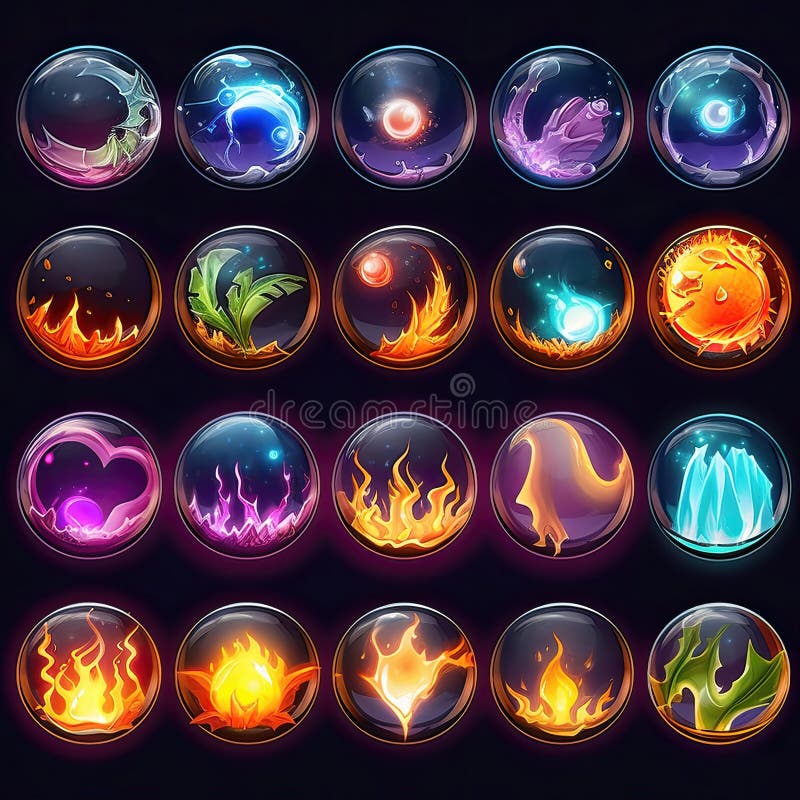 Glass Magic Sphere Game Ai Generated Stock Photo - Image of electricity ...