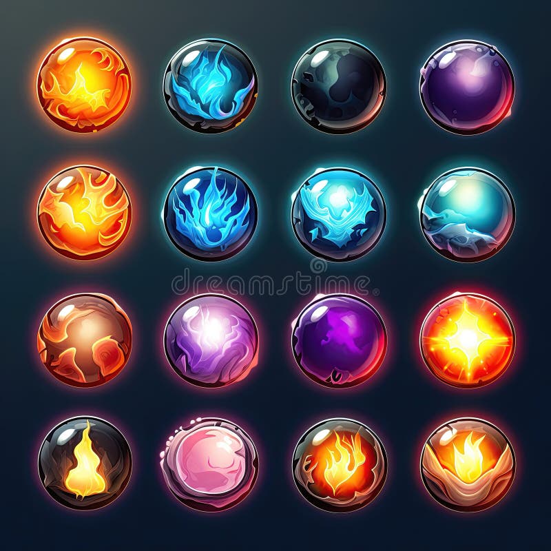 Crystal Magic Sphere Game Ai Generated Stock Illustration ...