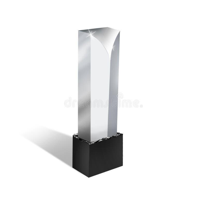 Trophy with a marble stand stock image. Image of ornate - 5574881
