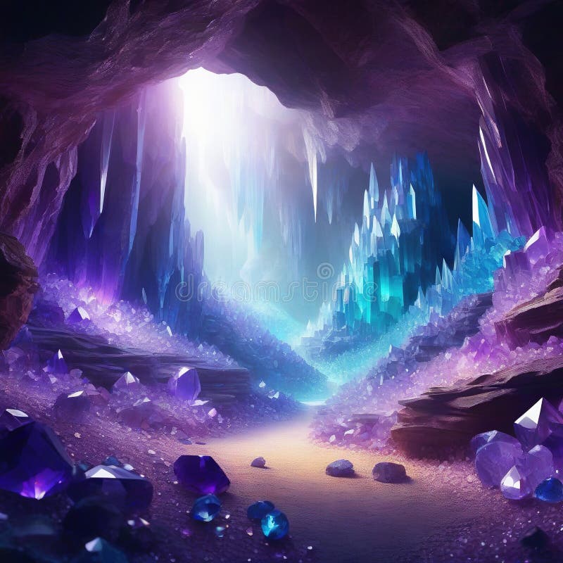 The Crystal a Massive Underground Cavern System Filled with Glittering ...