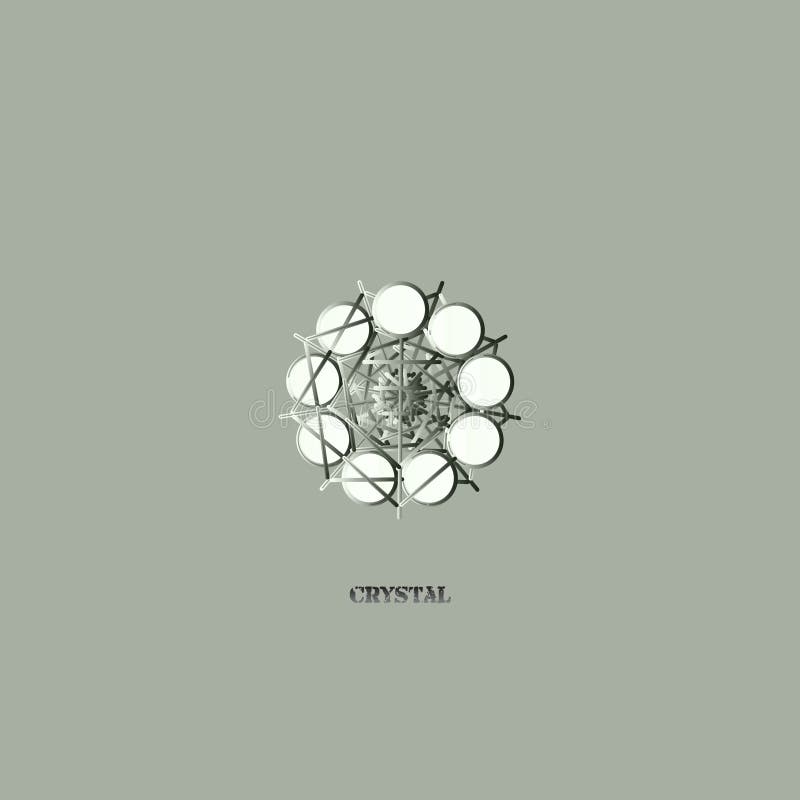 Crystal Metal Logo Vector Design Stock Vector - Illustration of concept ...