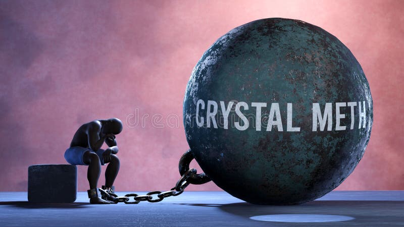 Crystal Meth that Limits Life Stock Illustration - Illustration of ...