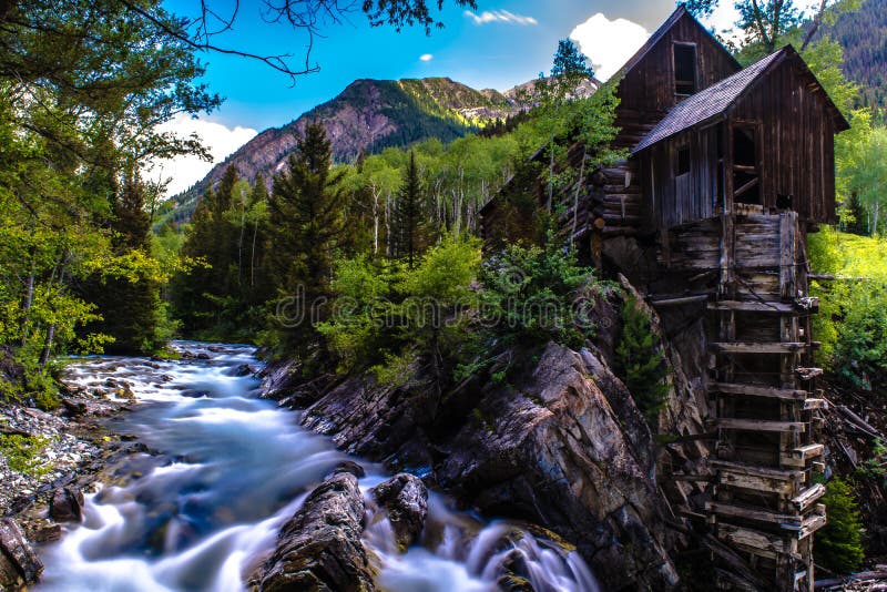 Crystal Mill in Marble, Colorado Stock Photo - Image of power, historic ...