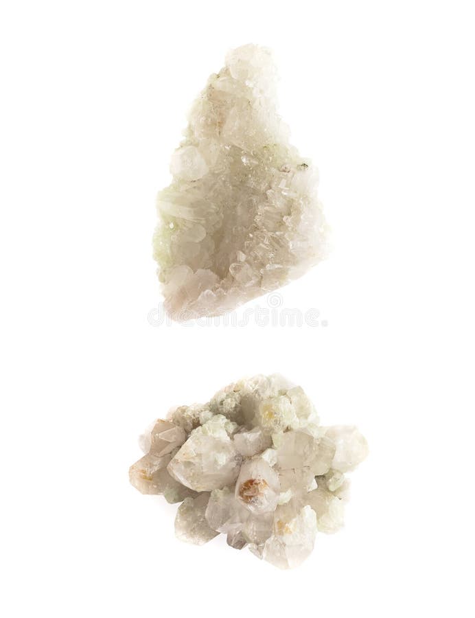 Crystal Mineral Sample of a Gemstone with Quartz Stock Photo - Image of ...