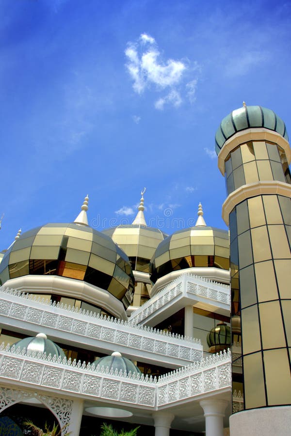 The Crystal Mosque stock photo. Image of crystal, islam - 10521394