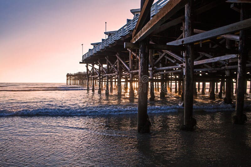 Crystal pier in San Diego stock photo. Image of pier - 156948002