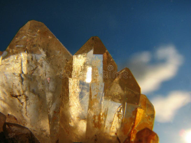 Crystal Portrait 2 stock photo. Image of blue, clouds - 95208452