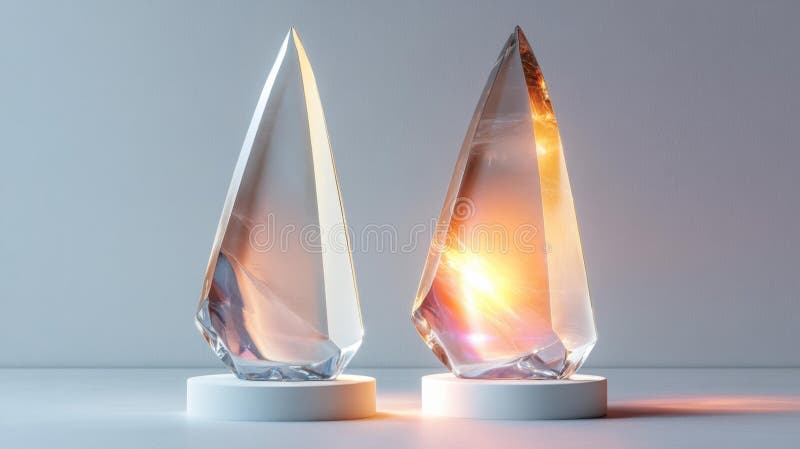 Crystal Prism Art with Dynamic Lighting – Generative AI Stock ...