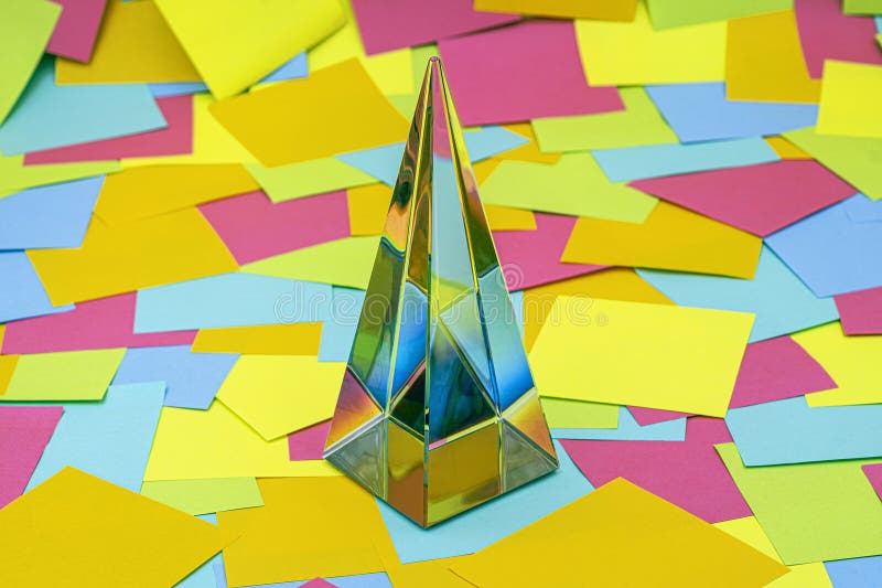 Colorful Sticky Notes on the Board. Stock Photo - Image of rotating ...