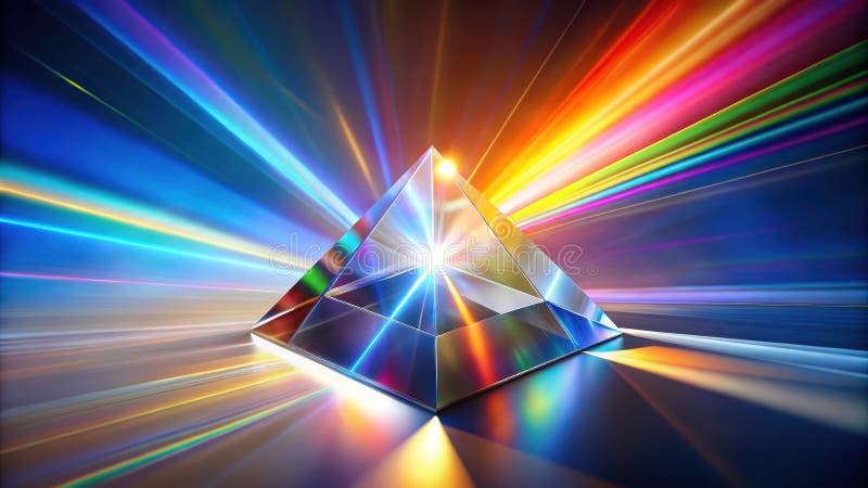Pyramid Refracting Stock Illustrations – 216 Pyramid Refracting Stock ...