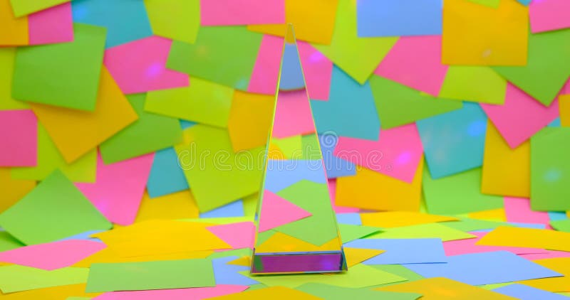 Spinning pyramid stock footage. Video of white, pyramid - 43984126