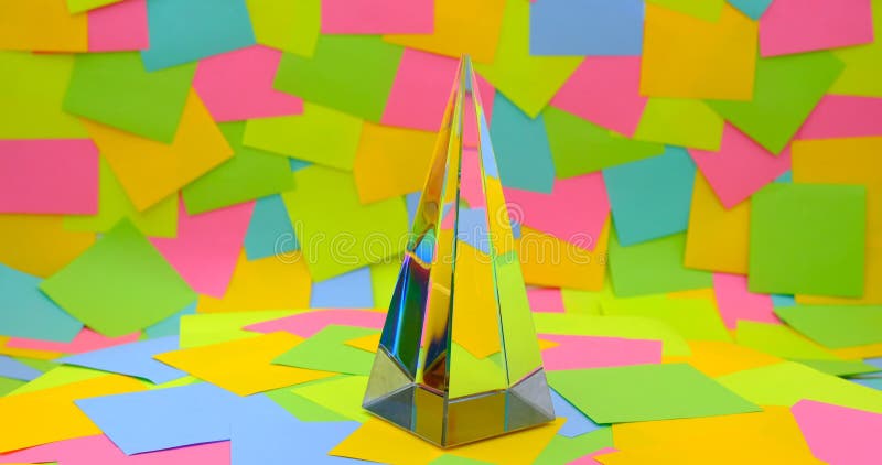 Crystal pyramid spinning stock footage. Video of crystal - 269348256