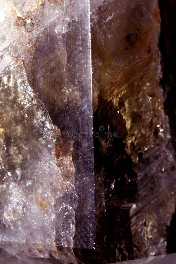 Crystal Quartz Natural Healing Stone Close Up Background Stock Image ...