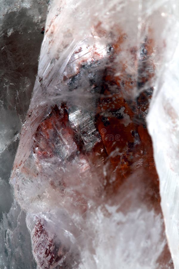 Crystal Quartz Natural Healing Stone Close Up Background Stock Image ...