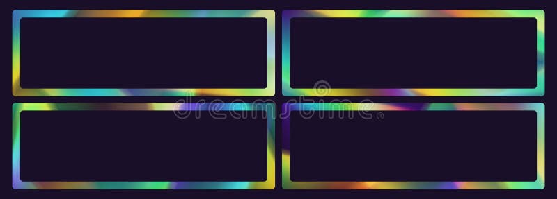 Crystal Refraction Frame, Rainbow Sunlight Border, Prism Light Effect ...