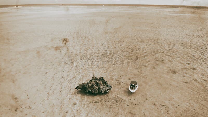 Crystal Rock Aerial View, Mauritius Island Stock Photo - Image of coast ...