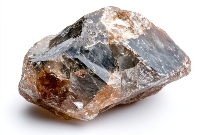 A Beautiful Natural Crystal Rock Showcasing Intricate Patterns and ...