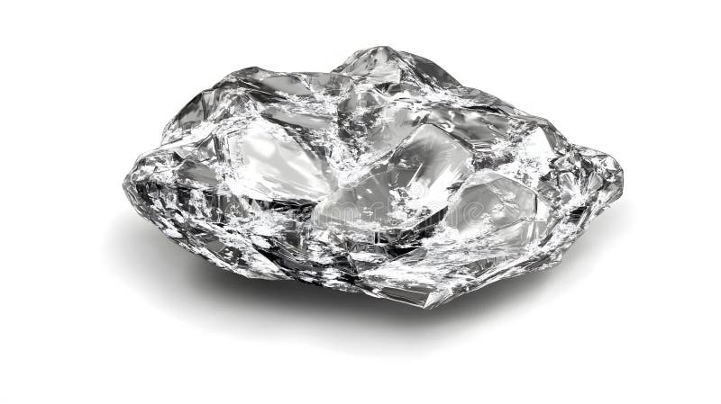 Crystal Rock Formation Abstract 3D Render Stock Photo Stock ...