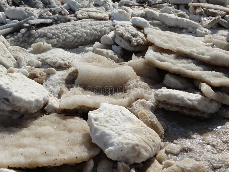 Salt on dead sea Jordan stock photo. Image of israel - 137569944
