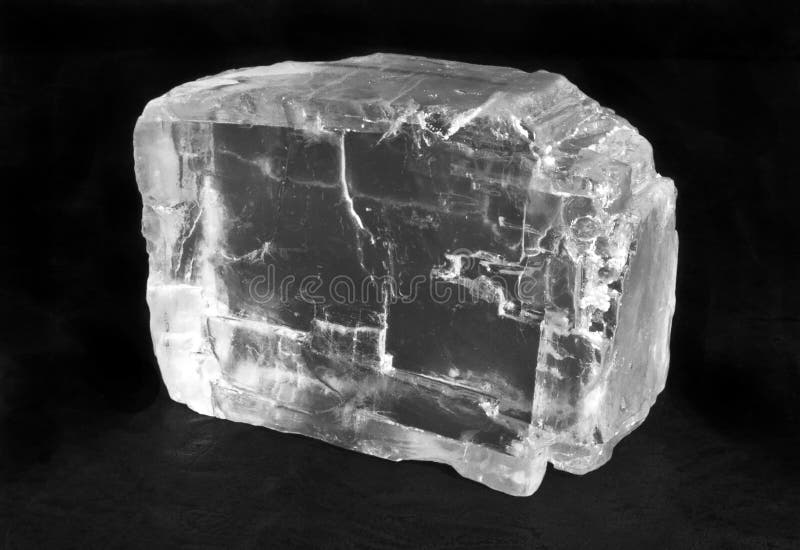 Natural Sample Of Halite Commonly Known As Rock Salt Or Table Salt, The ...