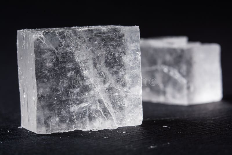 Piece of Salt Crystal from Jordan Stock Image - Image of formation ...