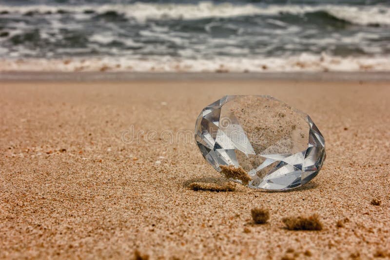 Crystal stock photo. Image of rings, diamond, beach, harmony - 69218192