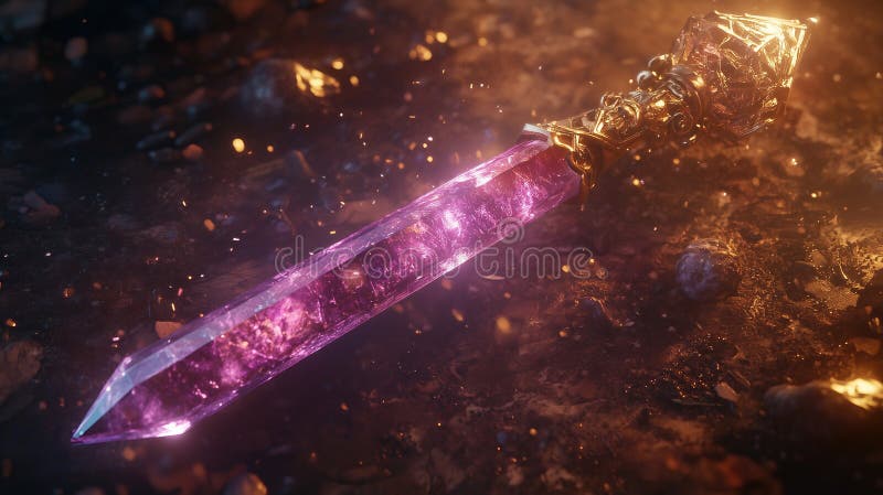 Crystal scepter stock photo. Image of spell, science - 330572454