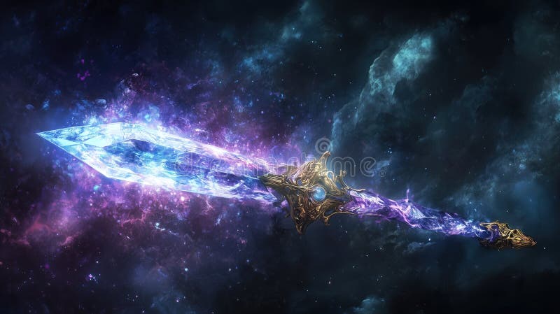 Crystal scepter stock image. Image of energy, wand, decoration - 330816065