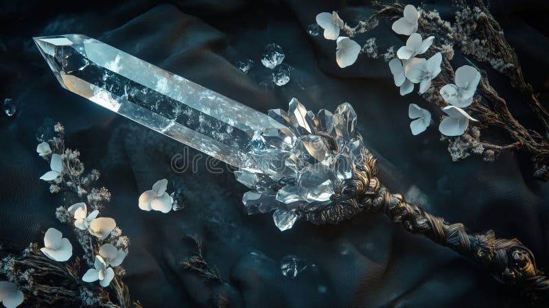 Crystal scepter stock photo. Image of crystal, geology - 330572328