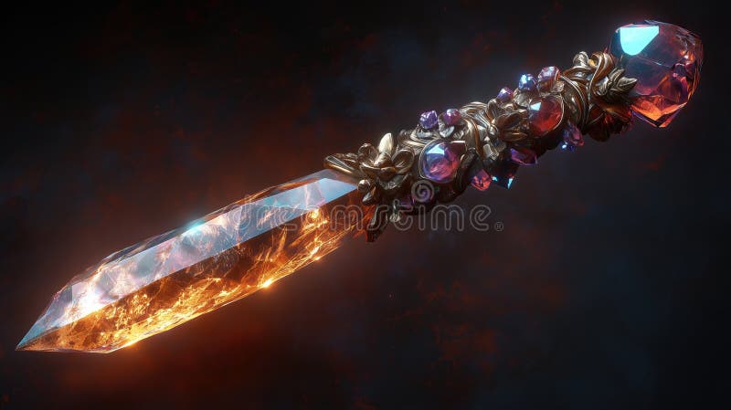 Crystal scepter stock photo. Image of ornate, science - 330572410